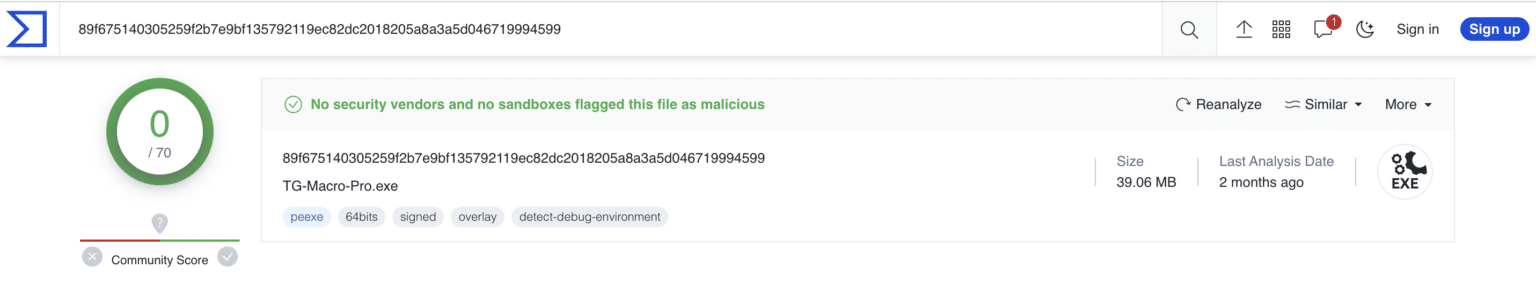 Documentation | TGMacro Pro